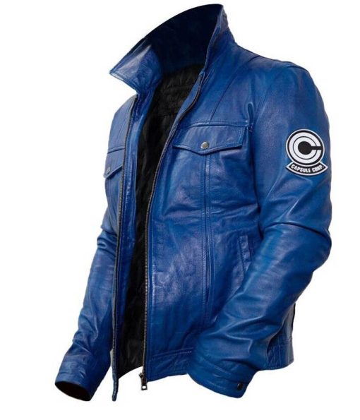 Dragon Ball Z Future Trunks Capsule Corp Blue Jacket
