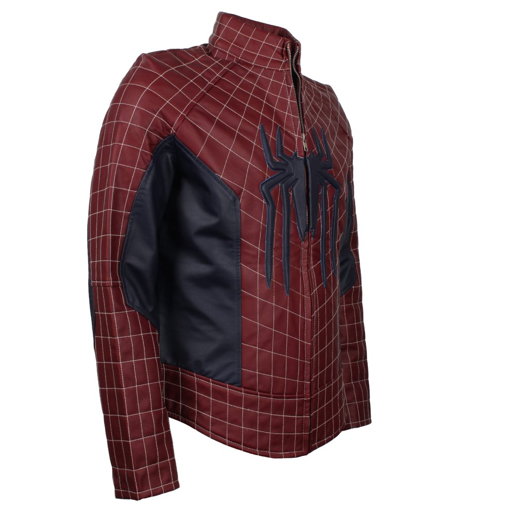 Peter Parker Spider-Man Faux Leather Jacket Costume - The Jacket Merchant