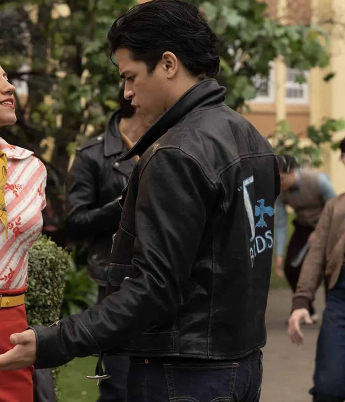 Pink Ladies Jonathan Nieves T-Birds Black Leather Jacket - The Jacket ...