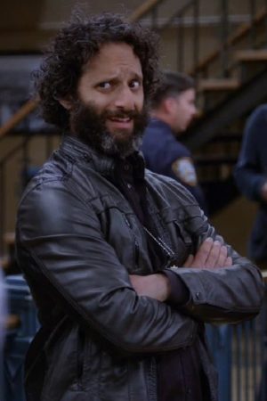 Brooklyn Nine Adrian Pimento Black Leather Jacket - The Jacket Merchant