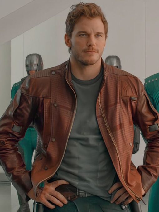 Chris Pratt Guardians Of The Galaxy Star Lord Leather Jacket - The ...