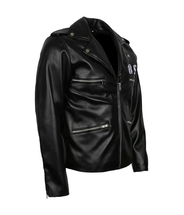 Mens Faith Rockers George Michael BSA Leather Jacket - The Jacket Merchant