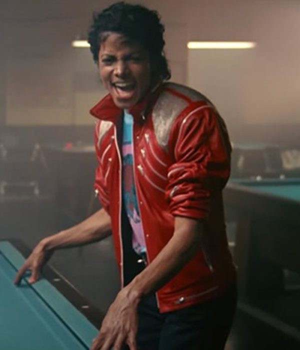 Michael Jackson Beat It Red Leather Jacket - The Jacket Merchant