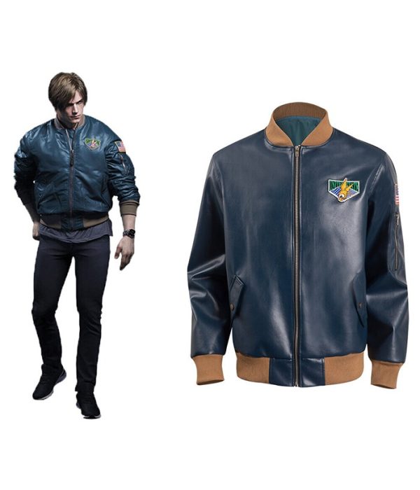 Resident Evil 2 Remake Leon Kennedy Leather Jacket - The Jacket Merchant