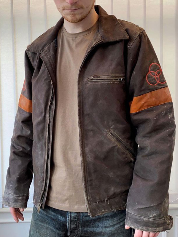 The Walking Dead Rick Grimes CRM Brown Cotton Jacket