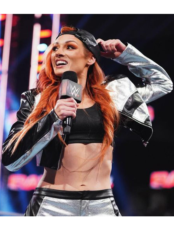 Becky Lynch WWE Cropped Leather Jacket - The Jacket Merchant