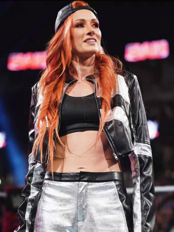Becky Lynch WWE Cropped Leather Jacket - The Jacket Merchant