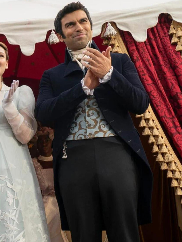 Lord Samadani Bridgerton Black Velvet Coat - The Jacket Merchant