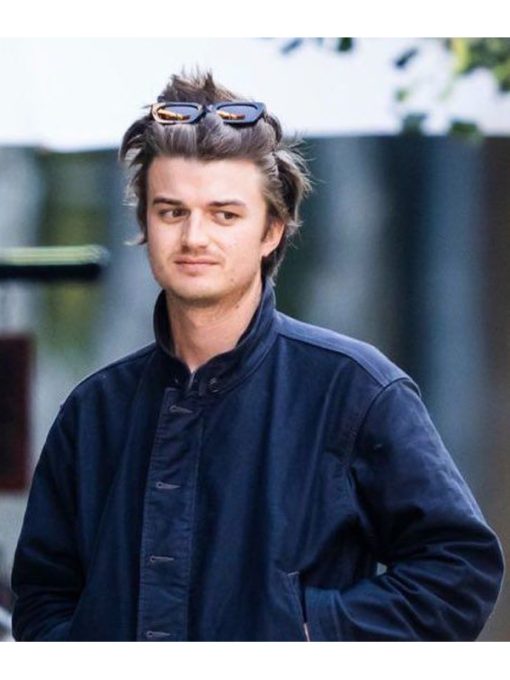 Stranger Things Joe Keery Blue Cotton Jacket - The Jacket Merchant