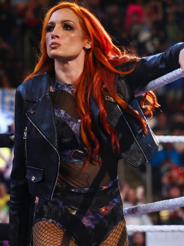 Womens Becky Lynch WWE Black Leather Jacket - The Jacket Merchant