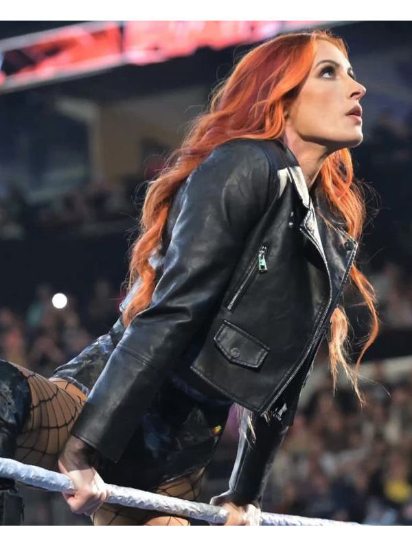 Womens Becky Lynch WWE Black Leather Jacket - The Jacket Merchant