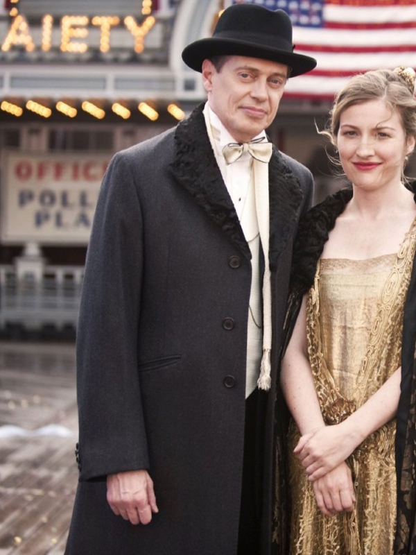 Boardwalk Empire Nucky Thompson Gray Wool Coat - The Jacket Merchant