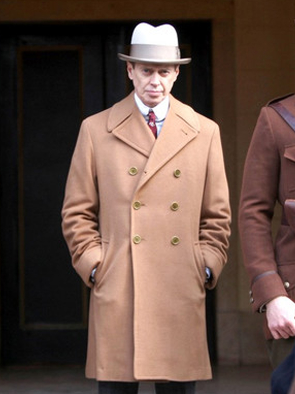 Nucky Thompson Boardwalk Empire Brown Wool Trench Coat - The Jacket ...