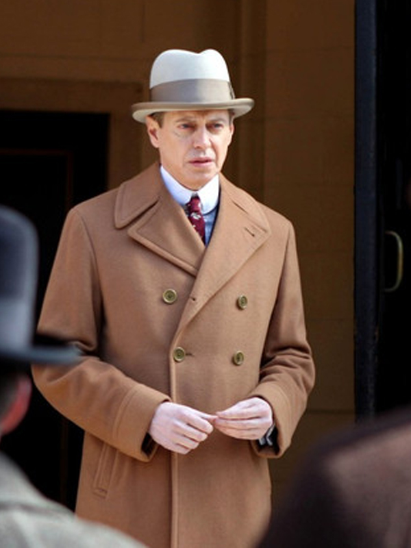 Nucky Thompson Boardwalk Empire Brown Wool Trench Coat - The Jacket ...
