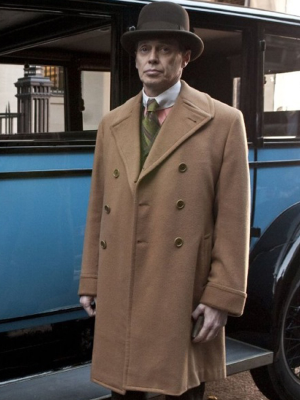 Nucky Thompson Boardwalk Empire Brown Wool Trench Coat - The Jacket ...