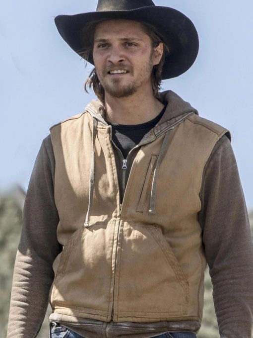 Yellowstone Kayce Dutton Cowboy Cotton Vest - The Jacket Merchant