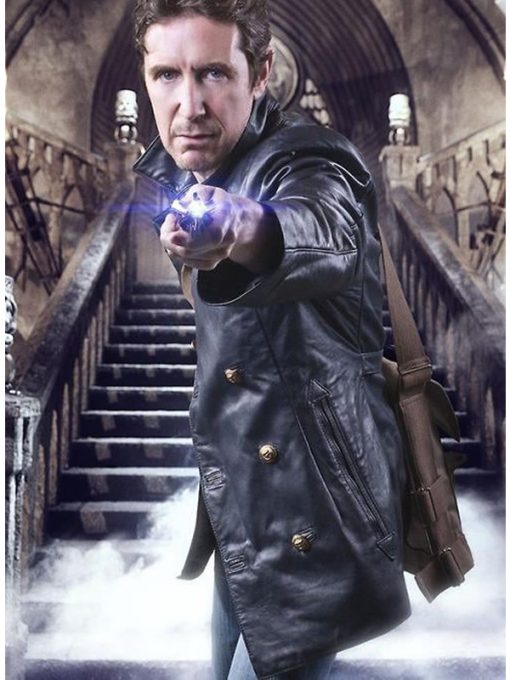 Doctor Who 8th Doctor Paul McGann Black Leather Jacket - The Jacket ...