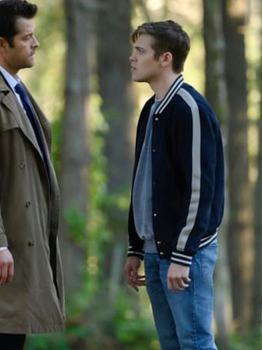 Alexander Calvert Supernatural S15 Varsity Wool Jacket - The Jacket ...