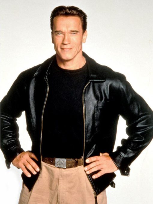Shop Arnold Schwarzenegger Terminator Leather Jacket - SALE