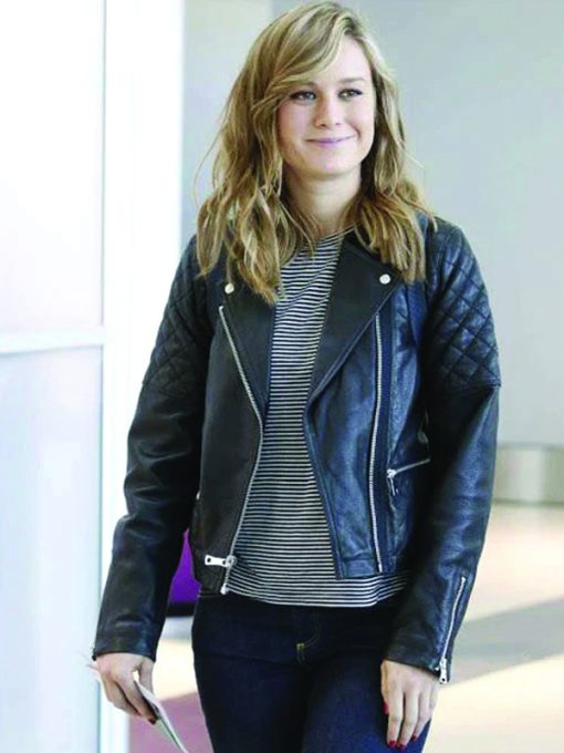 Captain Marvel Brie Larson Leather Jacket - The Jacket Merchant
