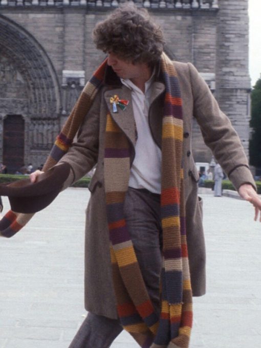 Doctor Who Fourth Doctor Tom Baker Wool Coat - The Jacket Merchant