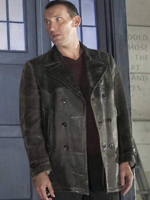 Doctor Who Ninth Doctor Christopher Eccleston Leather Coat - The Jacket ...