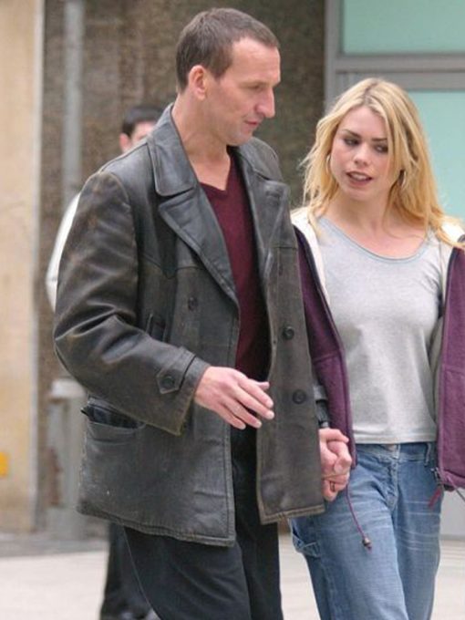 Doctor Who Ninth Doctor Christopher Eccleston Leather Coat - The Jacket ...