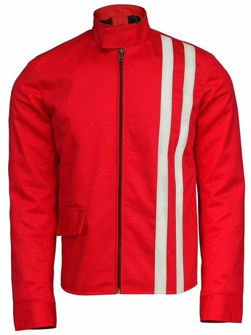 Elvis Presley Speedway Red Cotton Jacket - The Jacket Merchant
