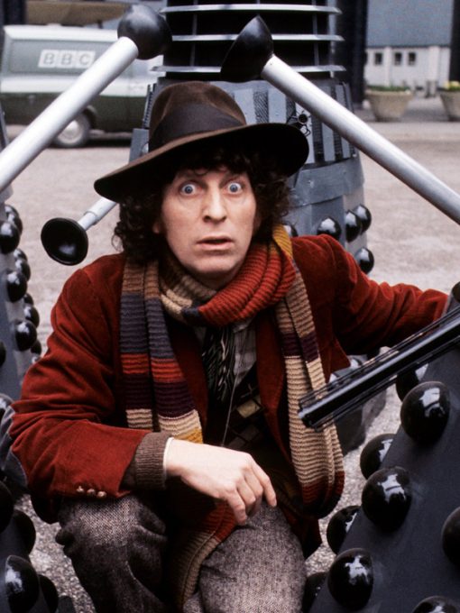 Tom Baker Fourth Doctor Who Velvet Red Jacket - The Jacket Merchant