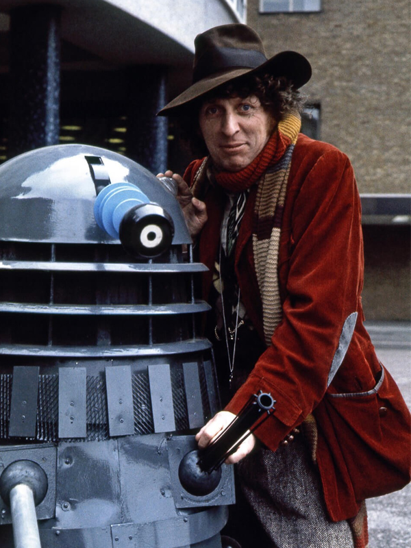 Tom Baker Fourth Doctor Who Velvet Red Jacket - The Jacket Merchant