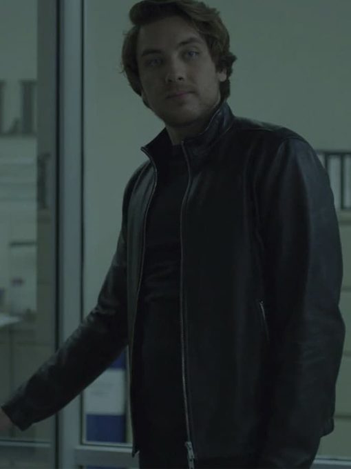 House Of Cards Duncan Black Leather Jacket - The Jacket Merchant