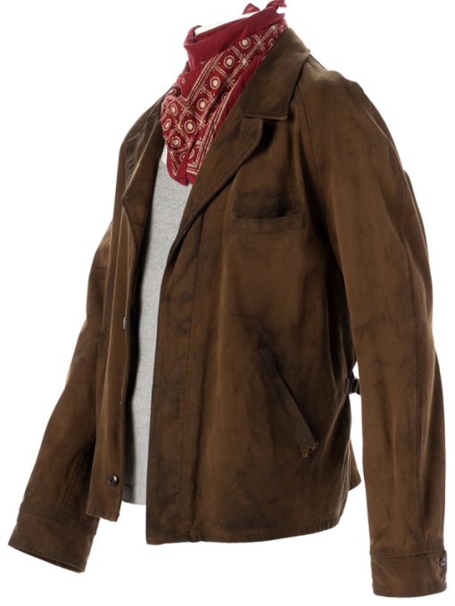 Independence Day Randy Quaid Brown Cotton Jacket - The Jacket Merchant