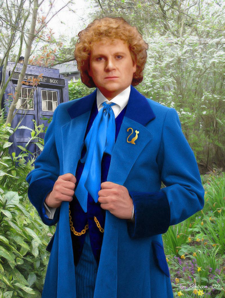 Shop Colin Baker Doctor Who Sixth Doctor Wool Coat - SALE