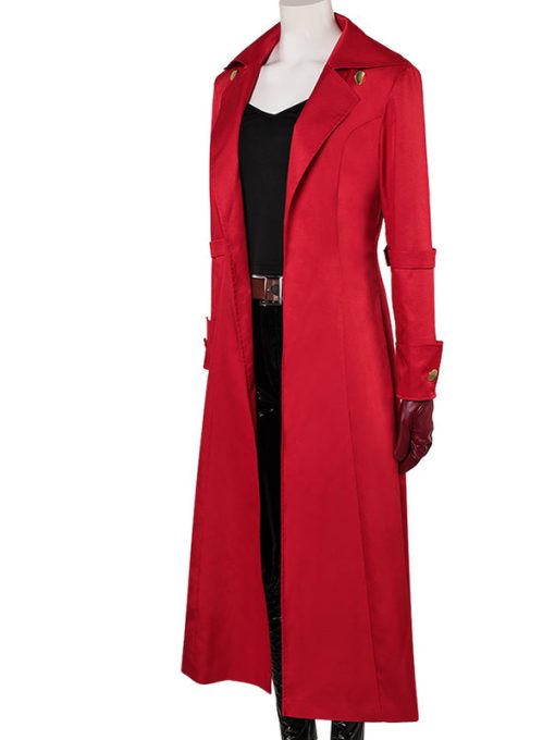 Creature Commandos The Bride Red Cotton Coat - The Jacket Merchant