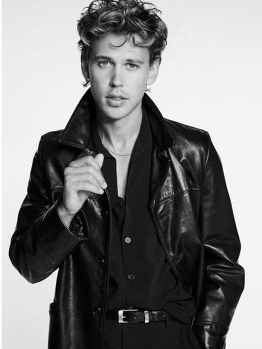 Austin Butler Black Classic Leather Jacket