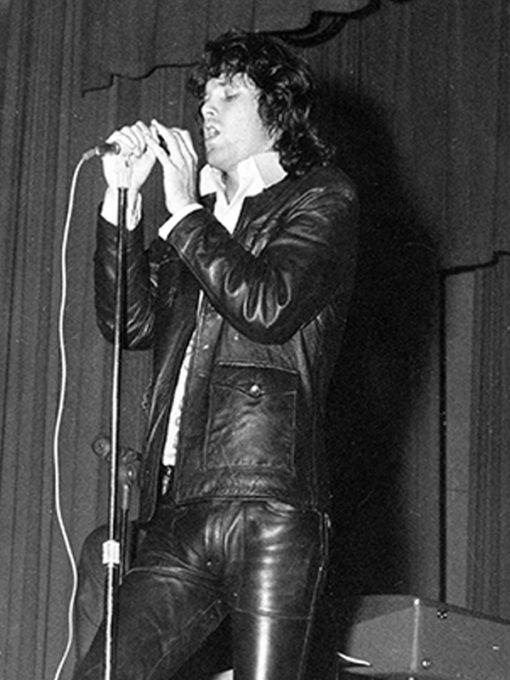 Jim Morrison Vintage Classic Leather Jacket The Jacket Merchant