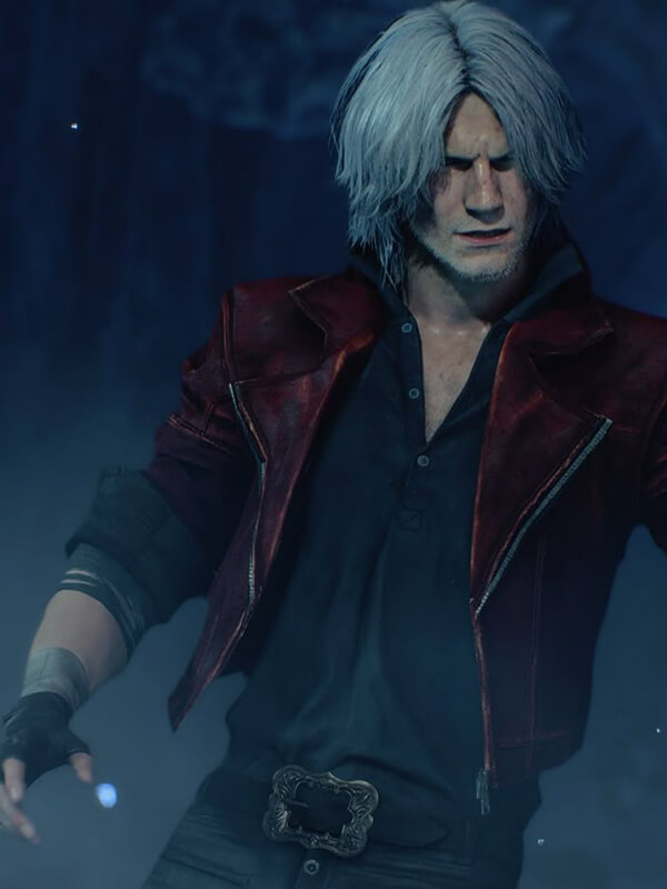 Dante Devil May Cry 5 Red Leather Jacket