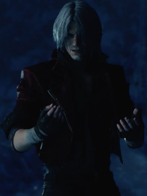 Dante Devil May Cry 5 Red Leather Jacket