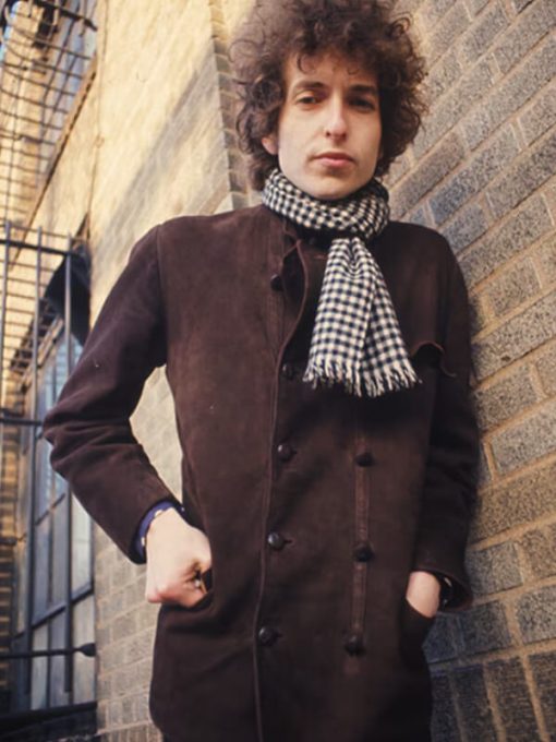 Bob Dylan Vintage Black Wool Coat
