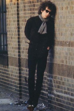 Bob Dylan Vintage Black Wool Coat