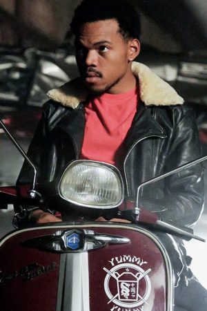 Chance The Rapper Black Leather Jacket