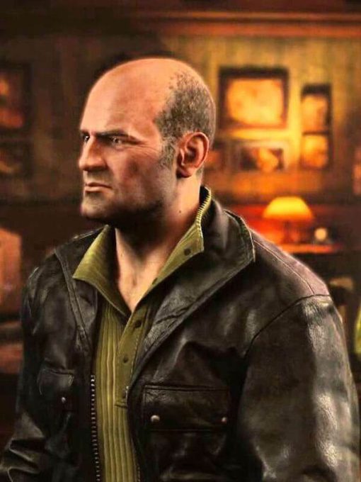 Charlie Cutter Uncharted 4 Leather Jacket