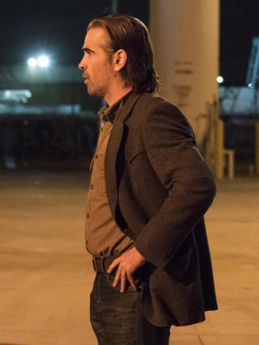 Colin Farrell True Detective Ray Velcoro Wool Blazer