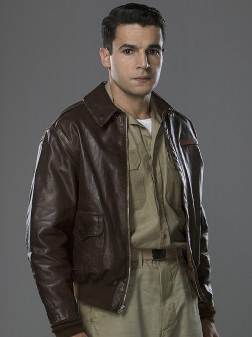 Christopher Abbott Mustang A2 Flight Leather Jacket