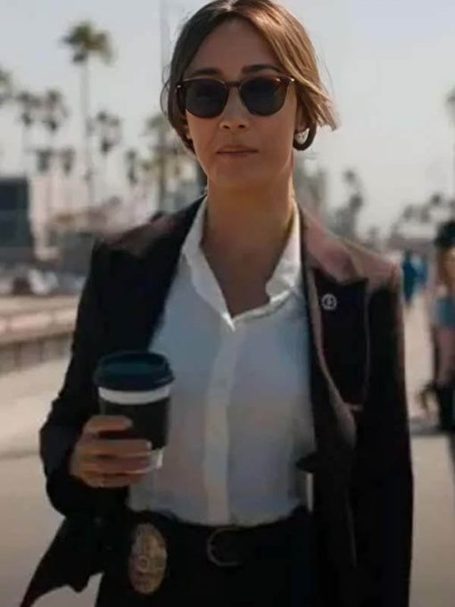 Maggie Q Ballard 2025 Detective Renée Black Blazer