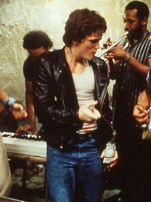 Matt Dillon Rumble Fish 1983 Black Leather Jacket