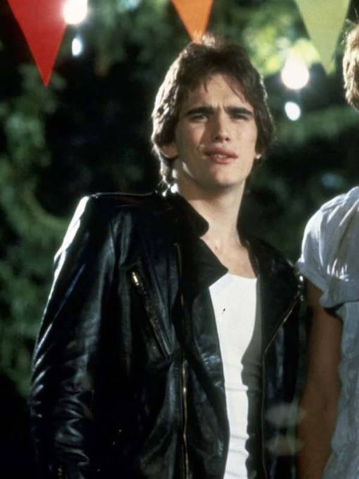 Matt Dillon Rumble Fish 1983 Black Leather Jacket