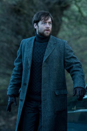 Roger Wakefield Outlander Richard Rankin Grey Long Coat