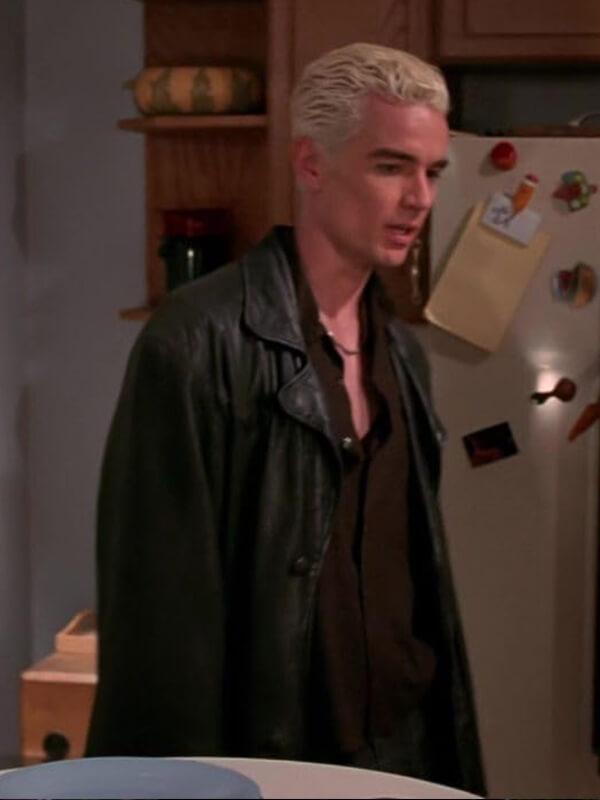 Buffy The Vampire Slayer Spike Black Leather Coat