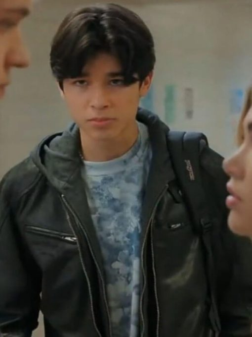 Isaac My Life with the Walter Boys Black Leather Jacket